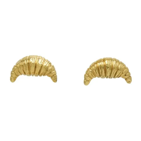 SOPHIE SIMONE DESIGNS Croissant Mini Earrings - Gold