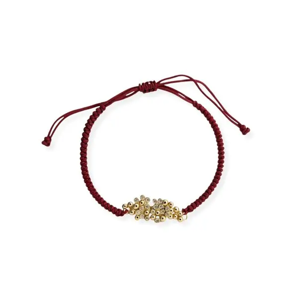 MARTINA ROZENBERG SMIRA JEWELRY Whirl Beaded Bracelet - Gold