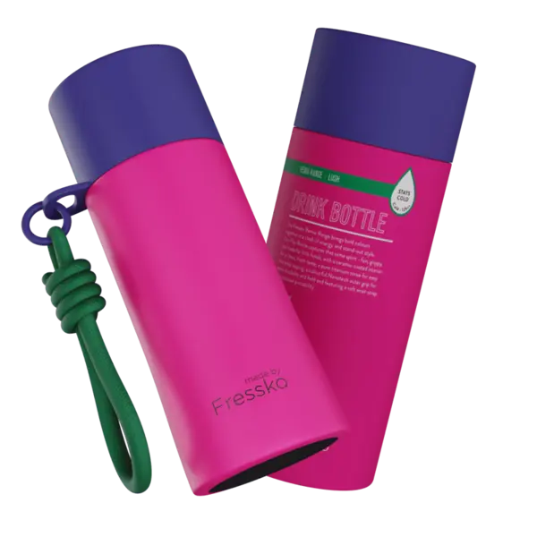 Fressko Play 420ml/14oz Water Bottle, Ceramic Lush - Purple