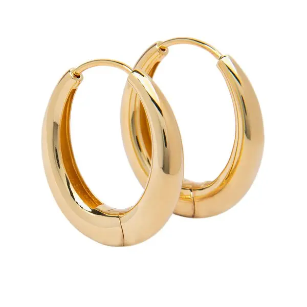 BELINDA JEWELZ Aurora Hoop Earrings - Gold