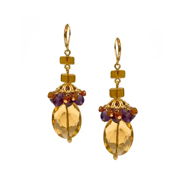 JAREDJAMIN Copacabana Dangle Earrings - Gold
