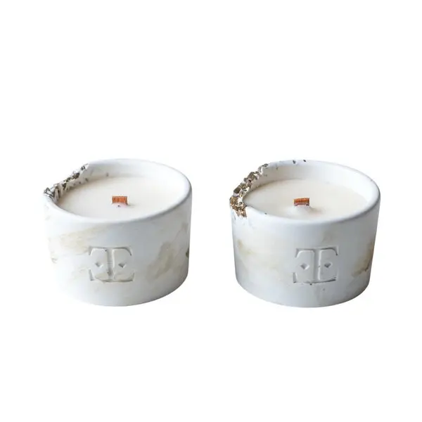 Esti Living Cinnamon Midi Candle Set - Gold