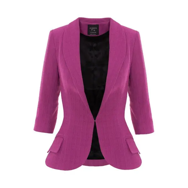 AVENUE N°29 Structured Boucle Blazer