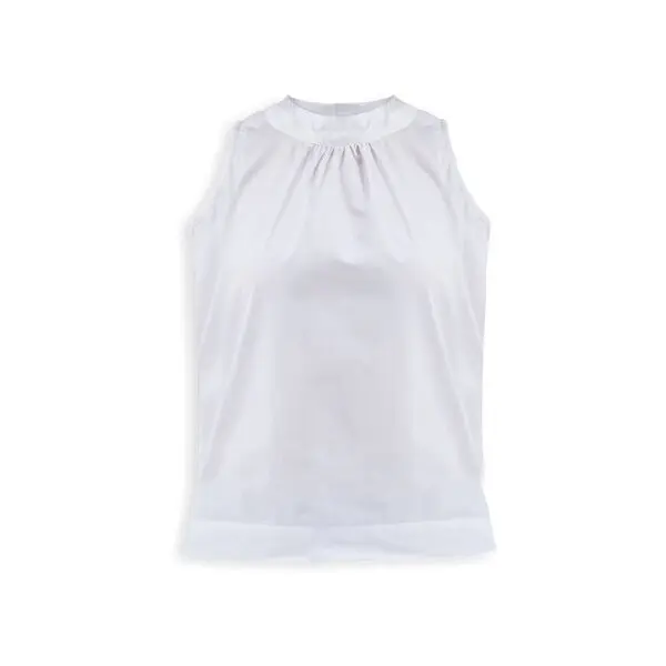 REISTOR High-neck Top With Gathers