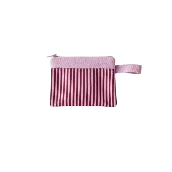 GUNES SWIM Striped Pouch - Pink/red