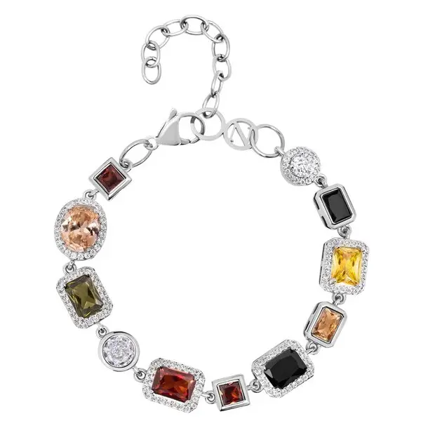 NIALAYA JEWELRY Gemstone Bracelet - Silver