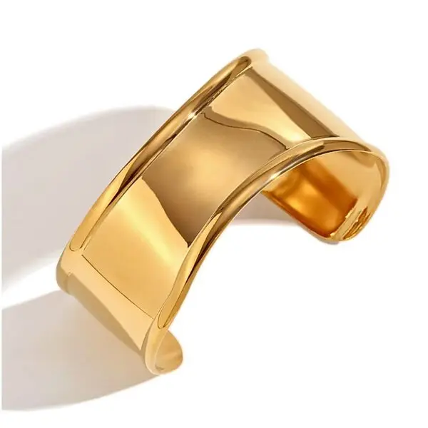 OLIVIA LE Abstract Statement Cuff Bracelet - Gold