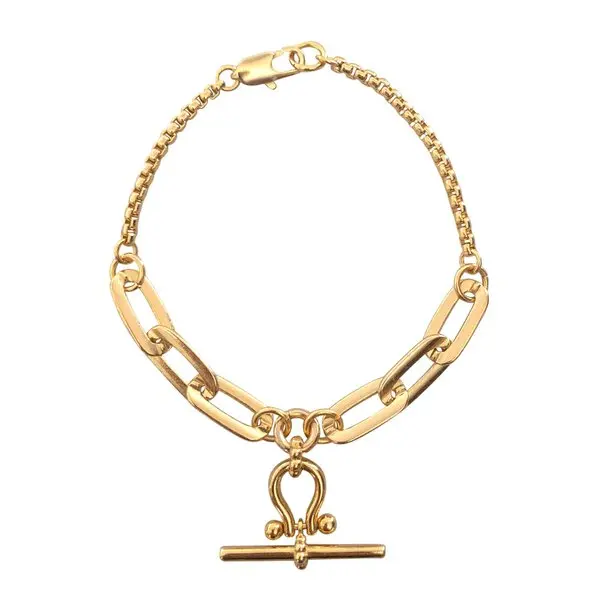 IN CAUDA VENENUM Enki Bracelet - Gold