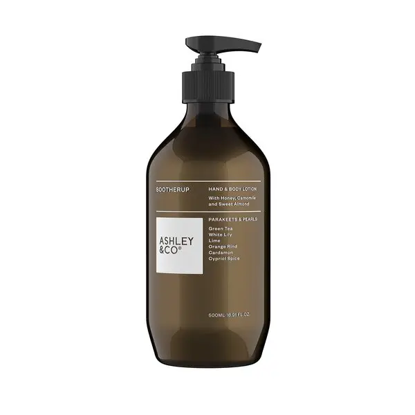 ASHLEY & CO Sootherup Hand & Body Lotion - Green/orange/white