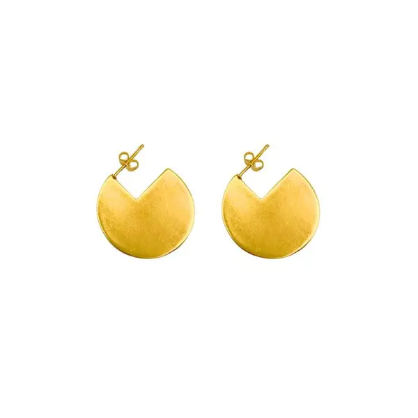 LES REINES The Aura Statement Earrings - Gold