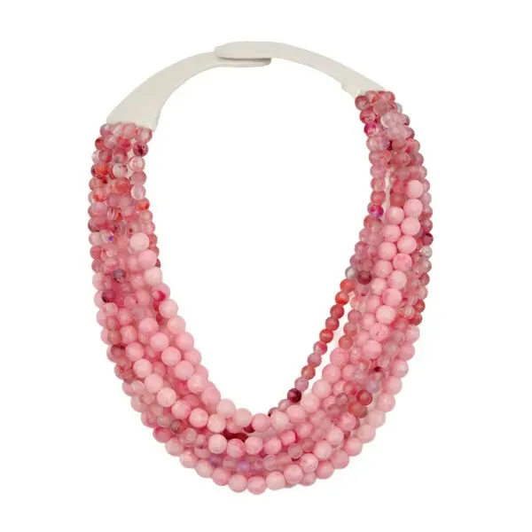 Fairchild Baldwin Helena Carnation Necklace - Pink