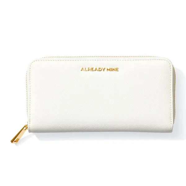 ALREADY MINE Manifestation Wallet – Clarity & New Opportunities - White