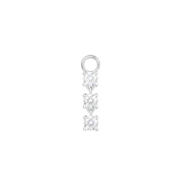 DYAMKA Must Three Diamonds Charm - Silver