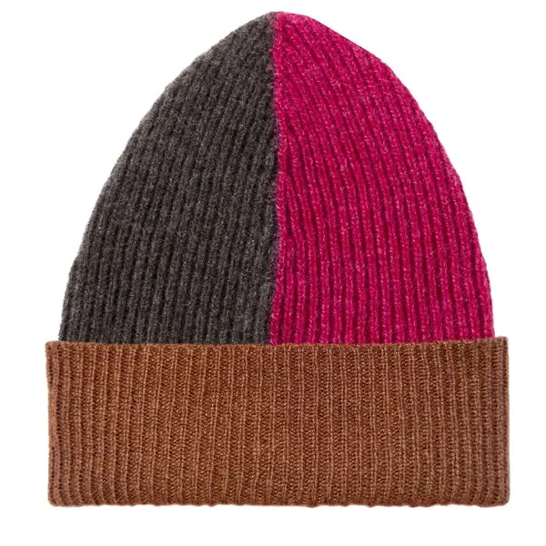MÀIRI M MACLEOD Ad Cashmere Beanie - Pink/brown