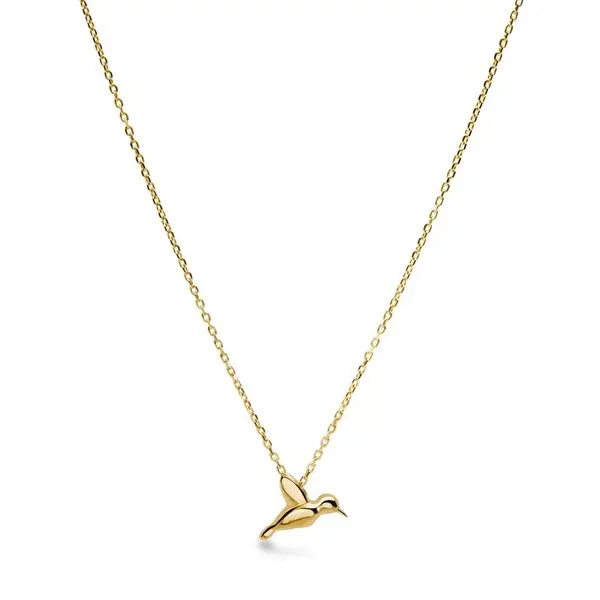 MARIRI Beijaflor Pendant Necklace - Gold