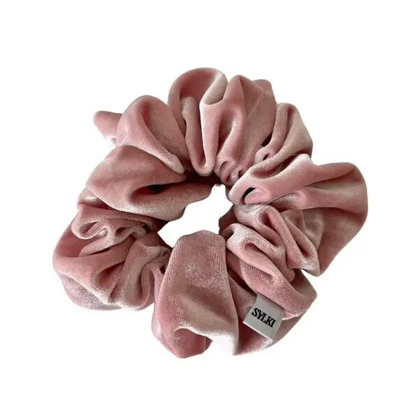 SYLKI Maxi Velvet Scrunchie - Pink