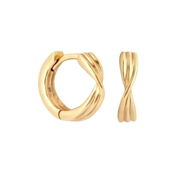 NAZZAR X Huggie Vermeil Hoop Earrings - Gold