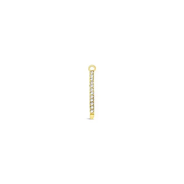 LUTIRO Charm Stick Single Earring