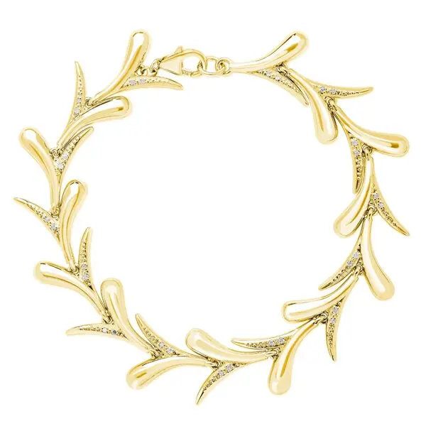 LUCY QUARTERMAINE Sycamore Bracelet In Vermeil - Gold