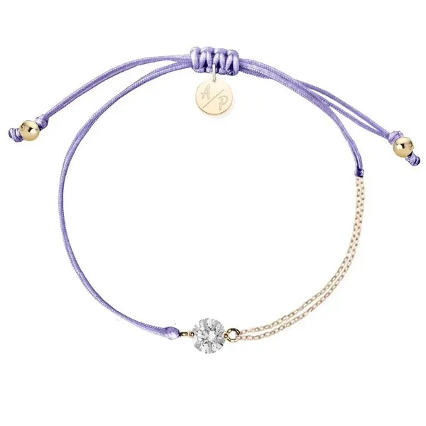 ADRIANA PAPPAS DESIGNS Cz Solitaire Bracelet - Orange