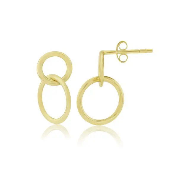 AUREE JEWELLERY Kelso 9ct Yellow Earrings - Gold