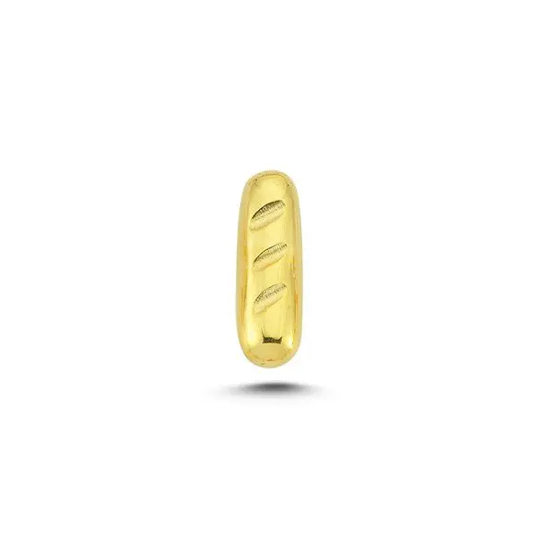 ECCE ARTISAN DIAMONDS 925k Sterling Silver Baguette Mini Pin - Gold