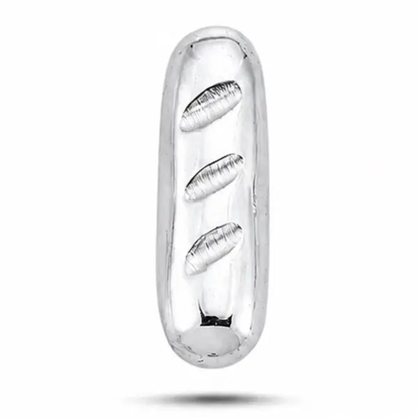 ECCE ARTISAN DIAMONDS 925k Sterling Baguette Mini Pin - Silver