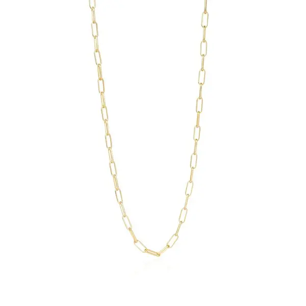 LILA RASA Paperclip Chain Necklace Medium - Gold