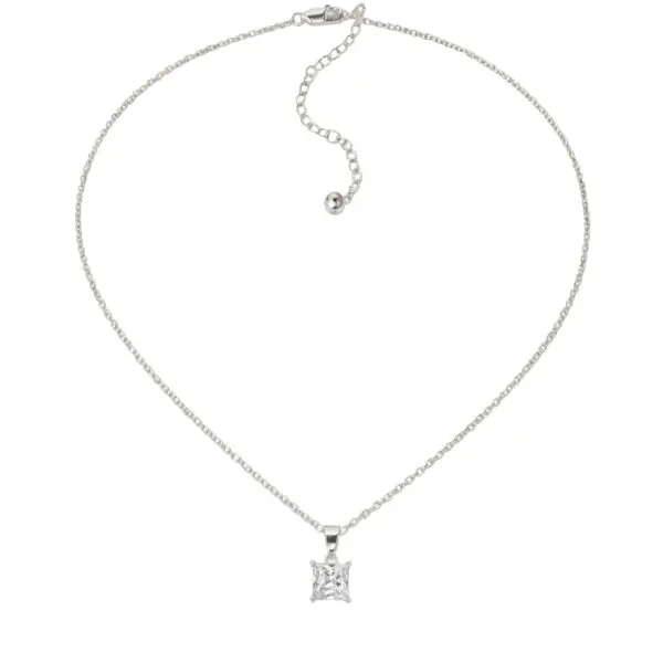 UCHI & SOTO Shikaku Stone Pendant Necklace - Silver