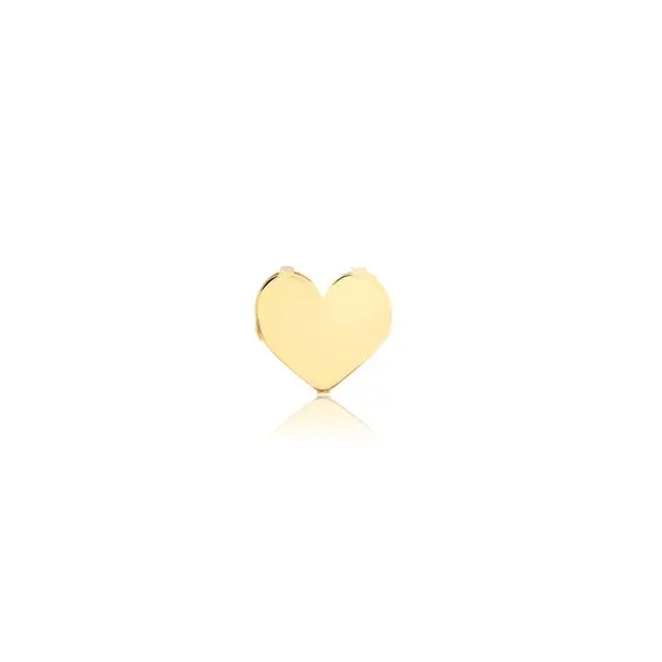 SOLIO JEWELLERY Heart Box Pendant In 18k Gold - Gold/yellow