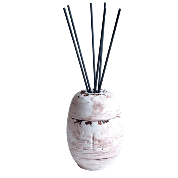 Esti Living Brown / White Mocha Dreams Reed Diffuser Set - Brown/white