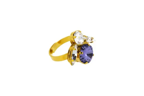 VICKISARGE The Bee Ring - Purple