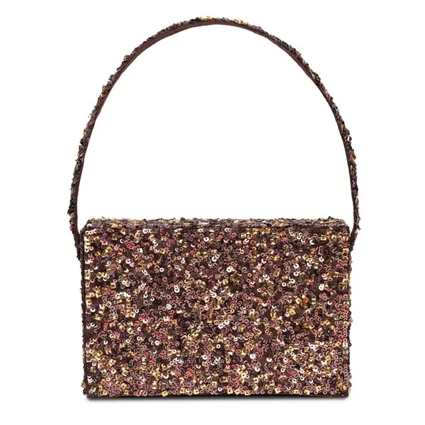 SIMITRI Sequin Embellished Box Clutch