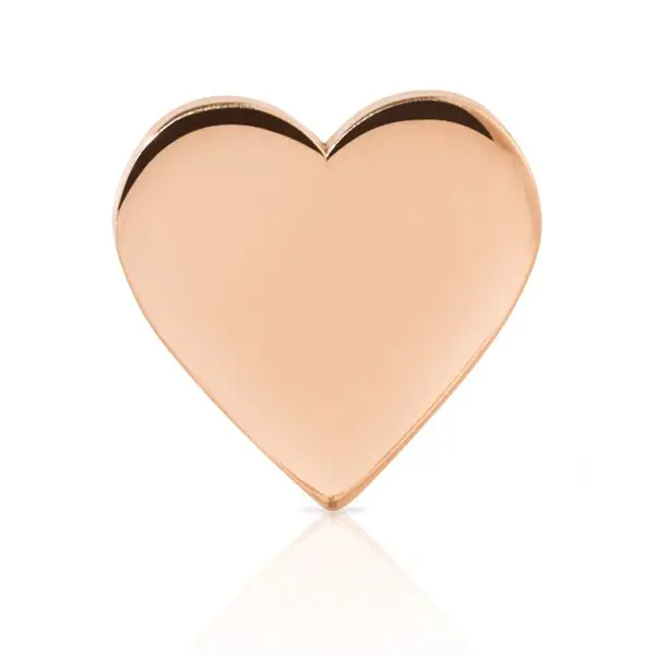 Maya Brenner Designs 14k Heartfelt Stud - Rose Gold