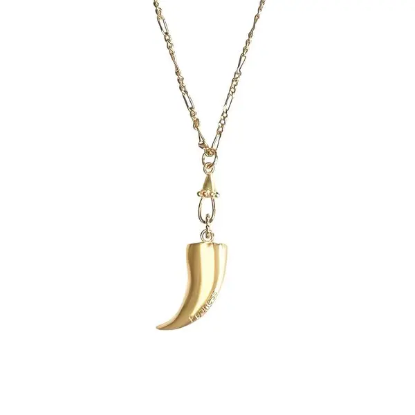 RIZE Fearless Tigress Pendant Necklace - Gold