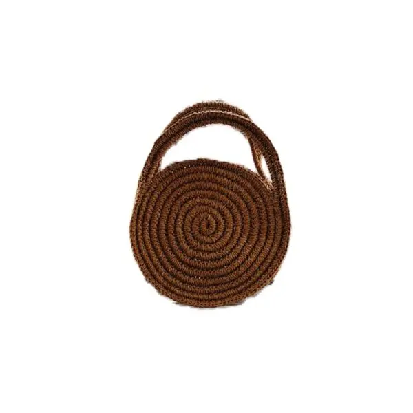 SPRINGMOONATELIER Handmade Raffia Mini Handbag