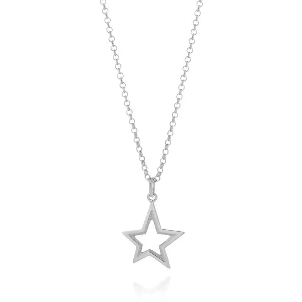 NELLOU JEWELLERY Northern Star Necklace - Silver