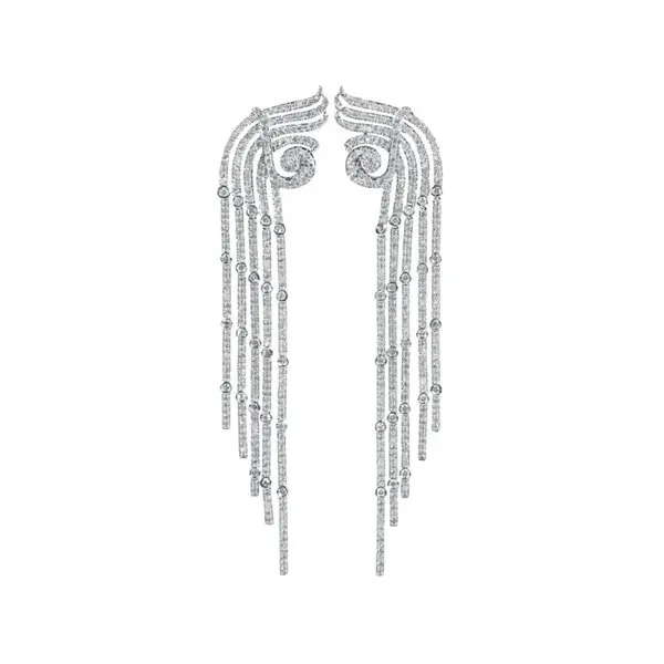 STEPHANIE BROWNE AUSTRALIA Madame Zelda Dangle Earrings - Silver