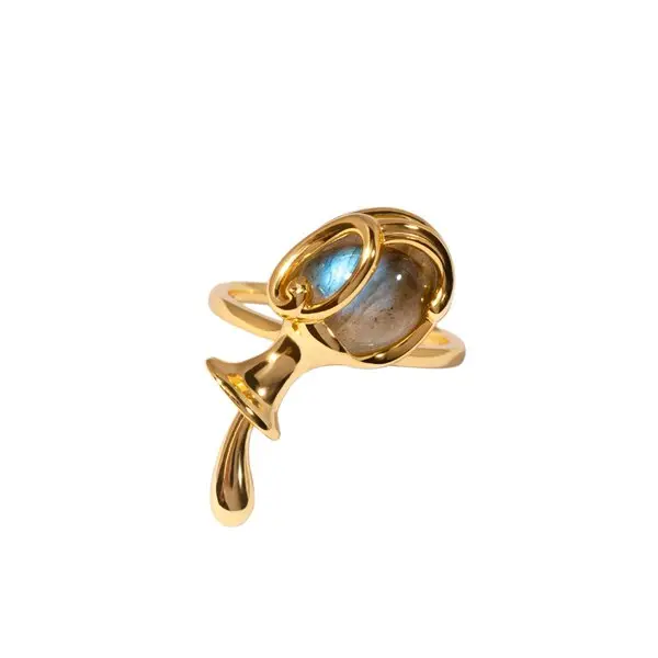 MARIE JUNE JEWELRY Celestial Flow Vermeil Ring - Gold