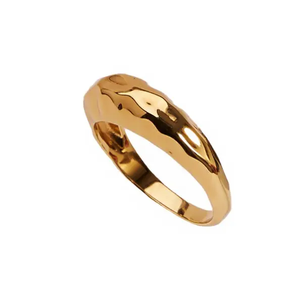 AARIA LONDON Chateau Dome Ring - Gold