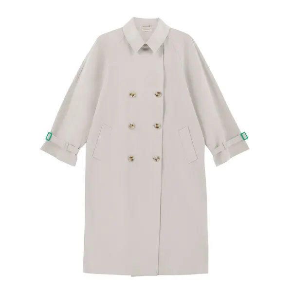 SAINT ONE CO. Neutrals Idols Trench Coat