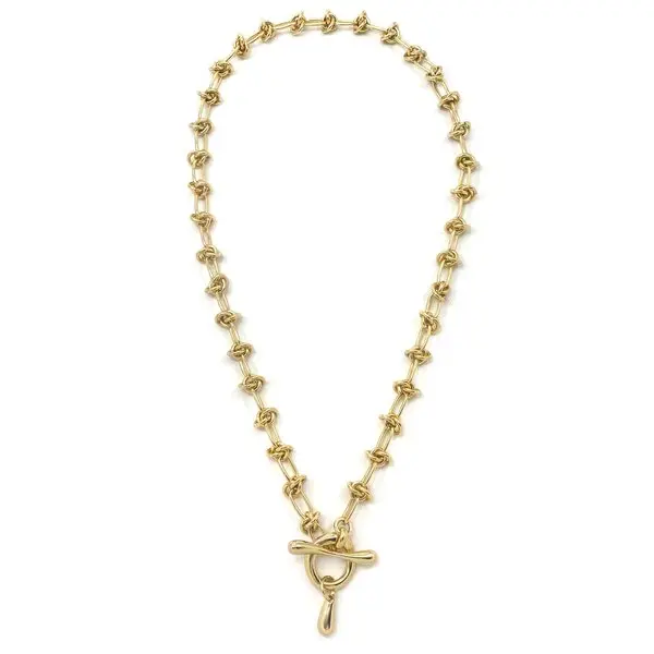 BIKO Echo Lariat Necklace - Gold