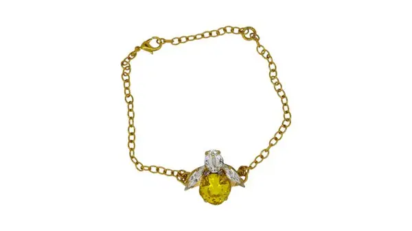 VICKISARGE The Bee Bracelet - Yellow