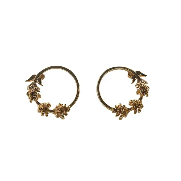 LAVANTA Castor Silver Earrings - Gold