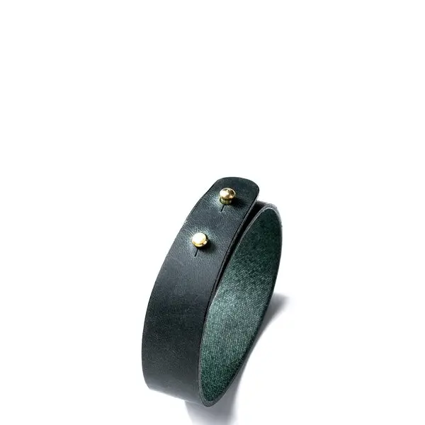 ROARCRAFT Adjustable Leather Bracelet - Green