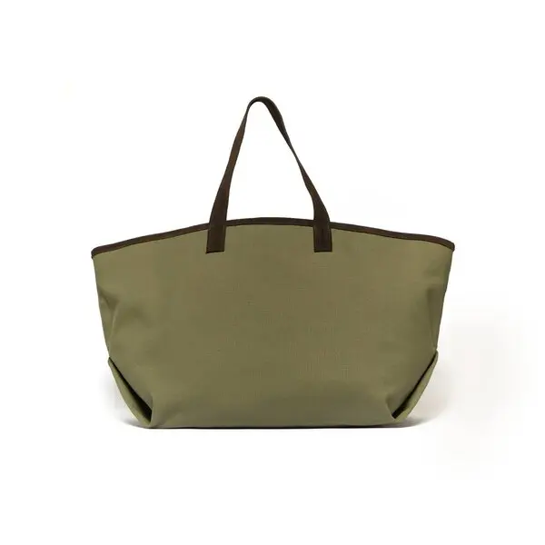 PIER SICILIA Clo Basket Canvas Tote - Green