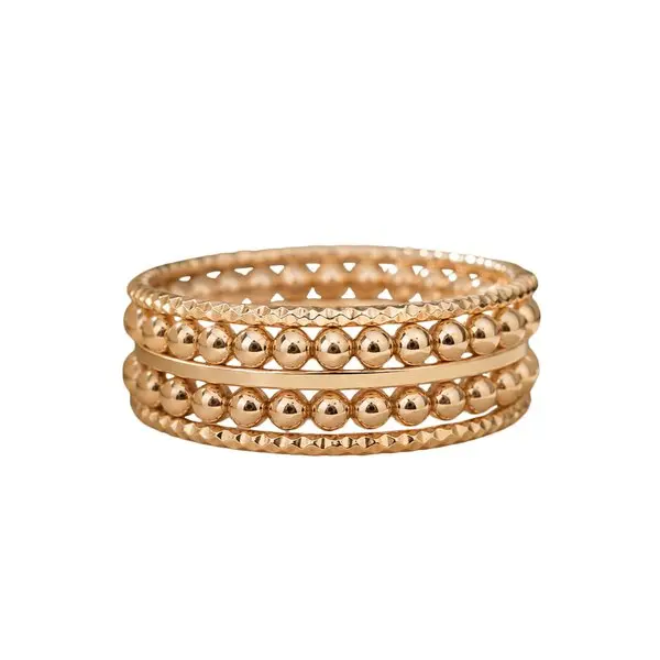 KATE KOEL Stackable Ring Set - Gold