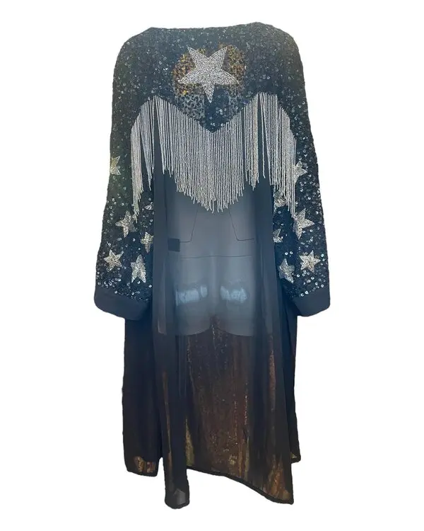 ANY OLD IRON Beaded Western Star Duster