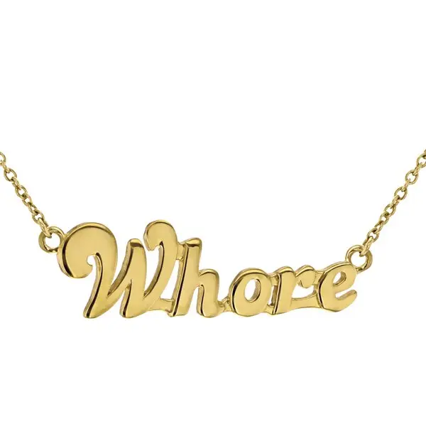 TRUE ROCKS 18kt -plated Necklace - Gold