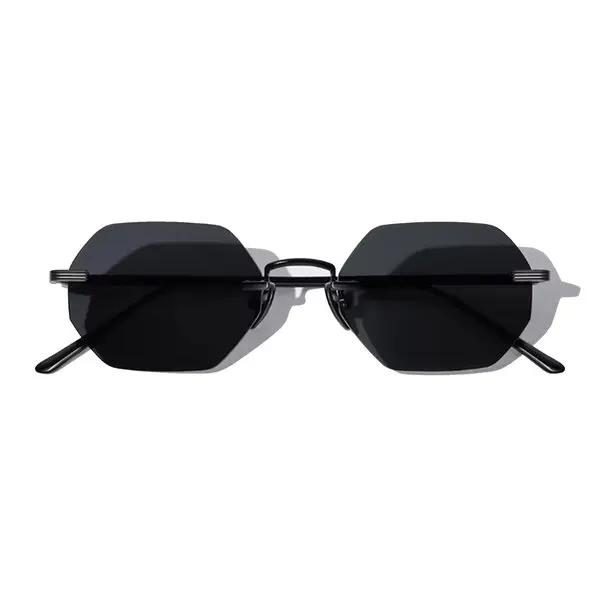COSSINO Vonne Daybreaker Frameless Sunglasses - Black